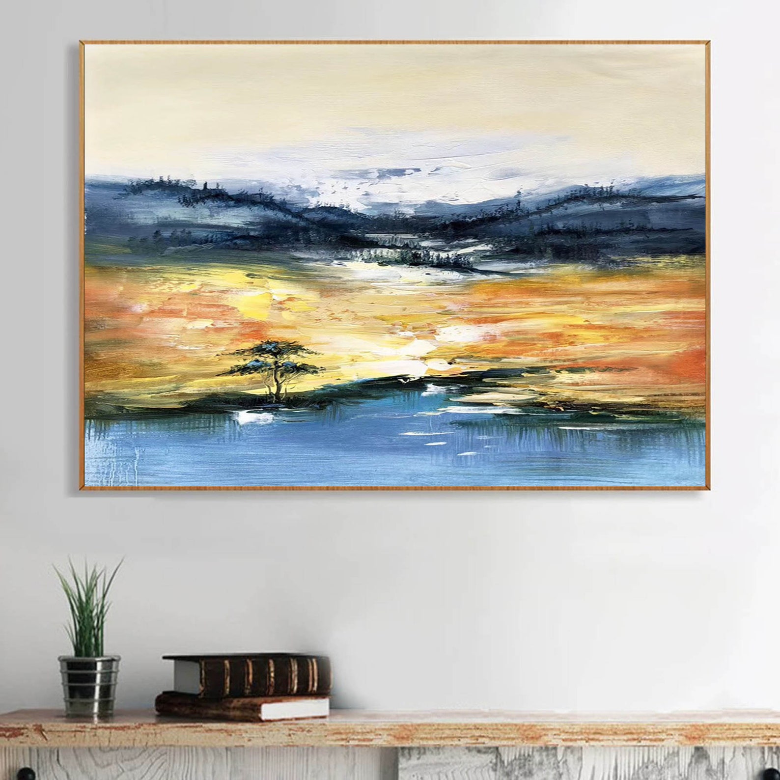 Original Abstract Paintingoriginal Paintings on Canvassunset | Etsy