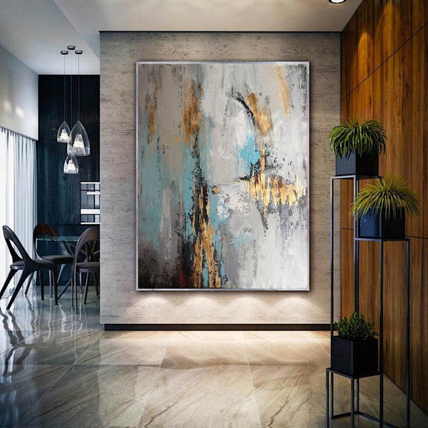 Abstract Canvas - Etsy