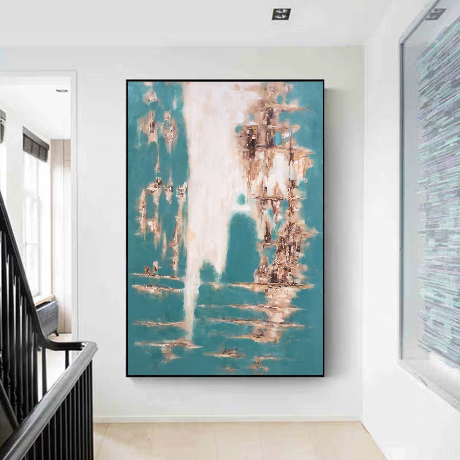 Large Oil Painting Original,large Abstract Canvas Art,oversized Wall ...