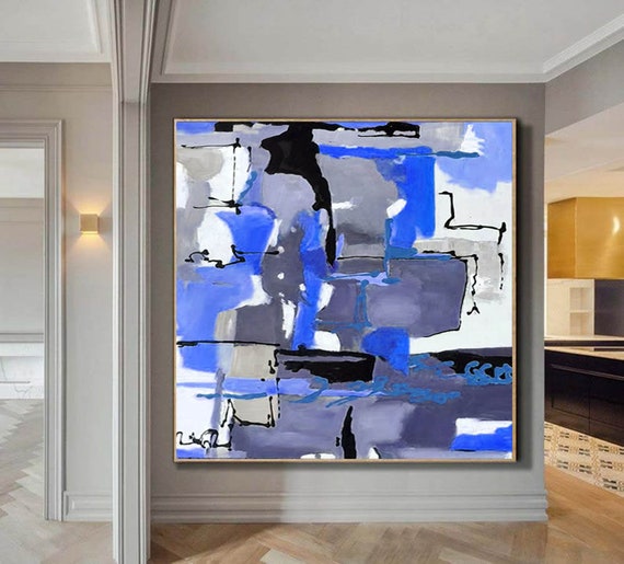 Extra Large Wall Art Canvasmodern Abstract Wall Artoriginal - Etsy