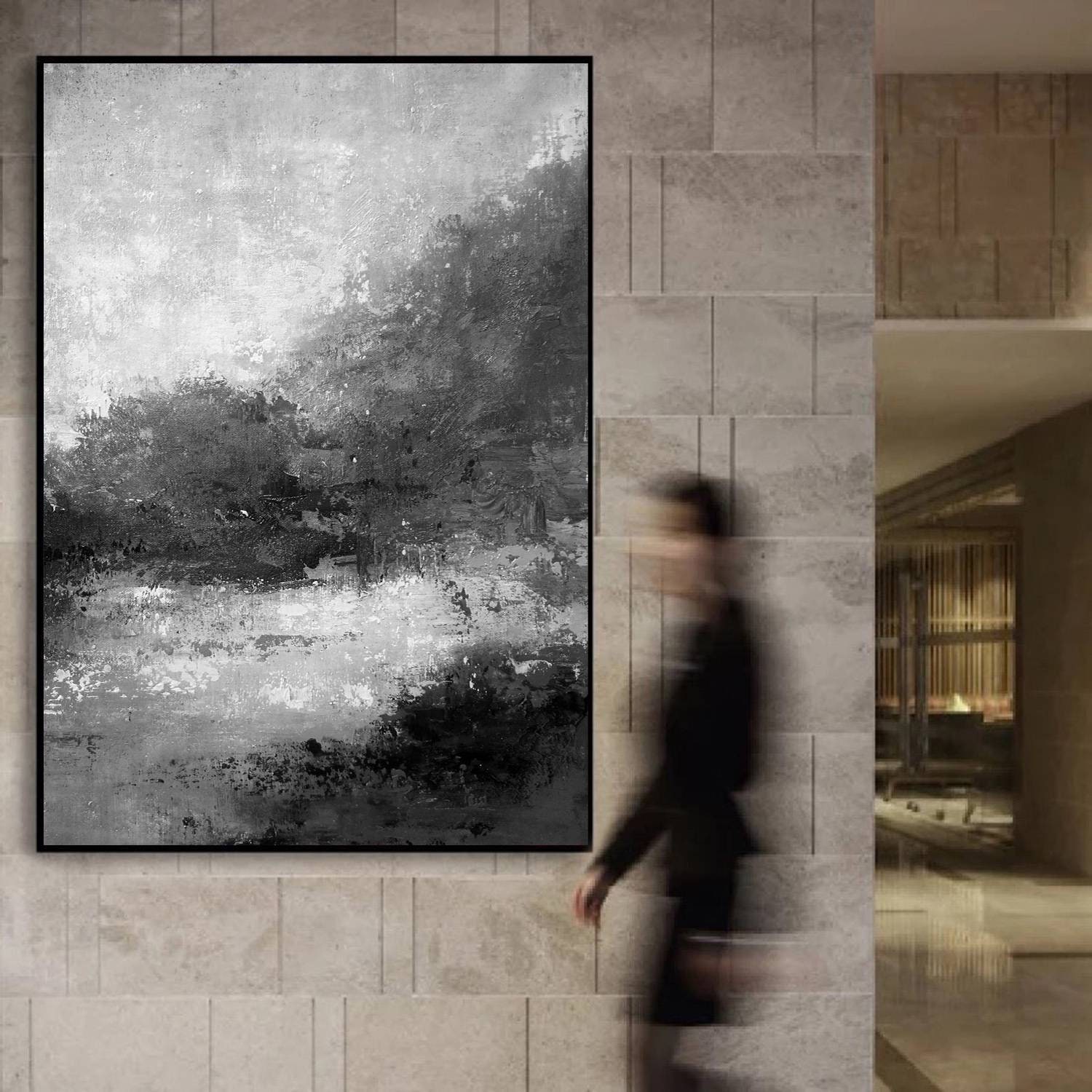 Large Abstract Wall Art Canvas Original Abstract Painting | Etsy