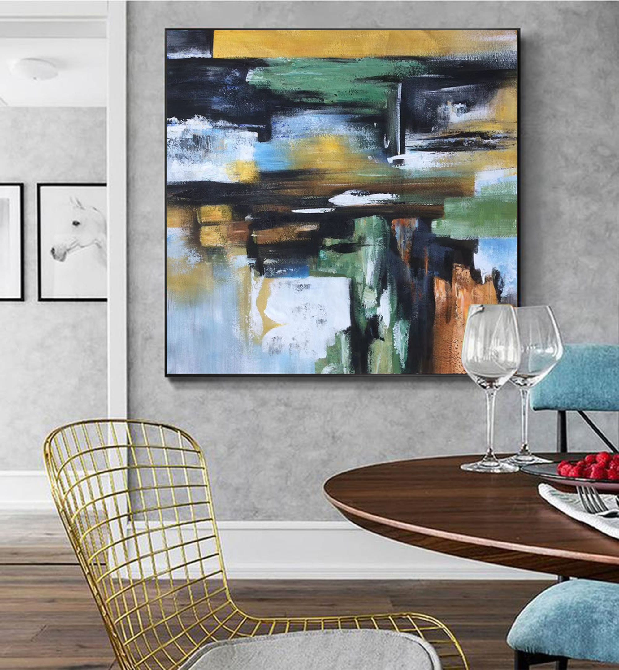 Modern abstract paintingextra large wall art large oil | Etsy
