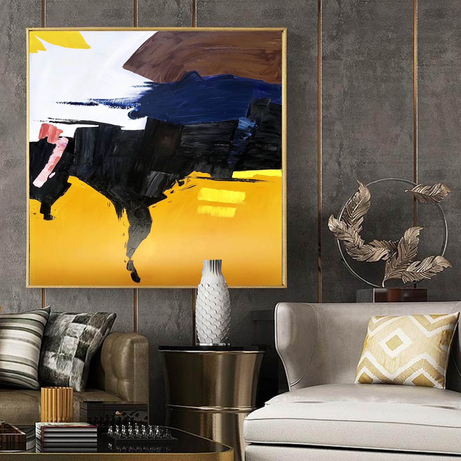 Extra Large Wall Art Canvaslarge Canvas Artlarge Abstract - Etsy