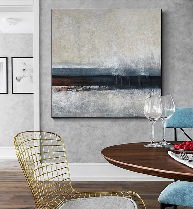 Extra Large Abstract Painting Landscapelarge Abstract Canvas - Etsy