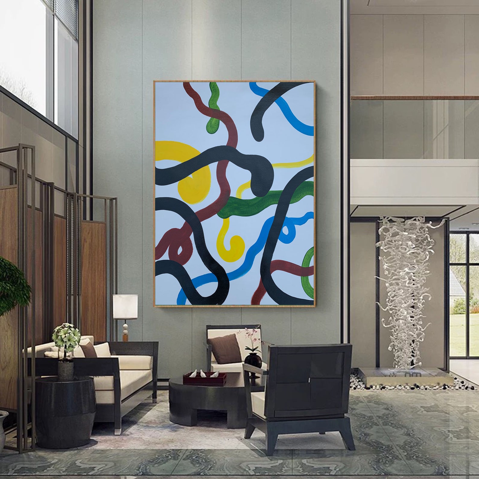 Extra Large Wall Art Abstract Large Abstract Canvas Art - Etsy