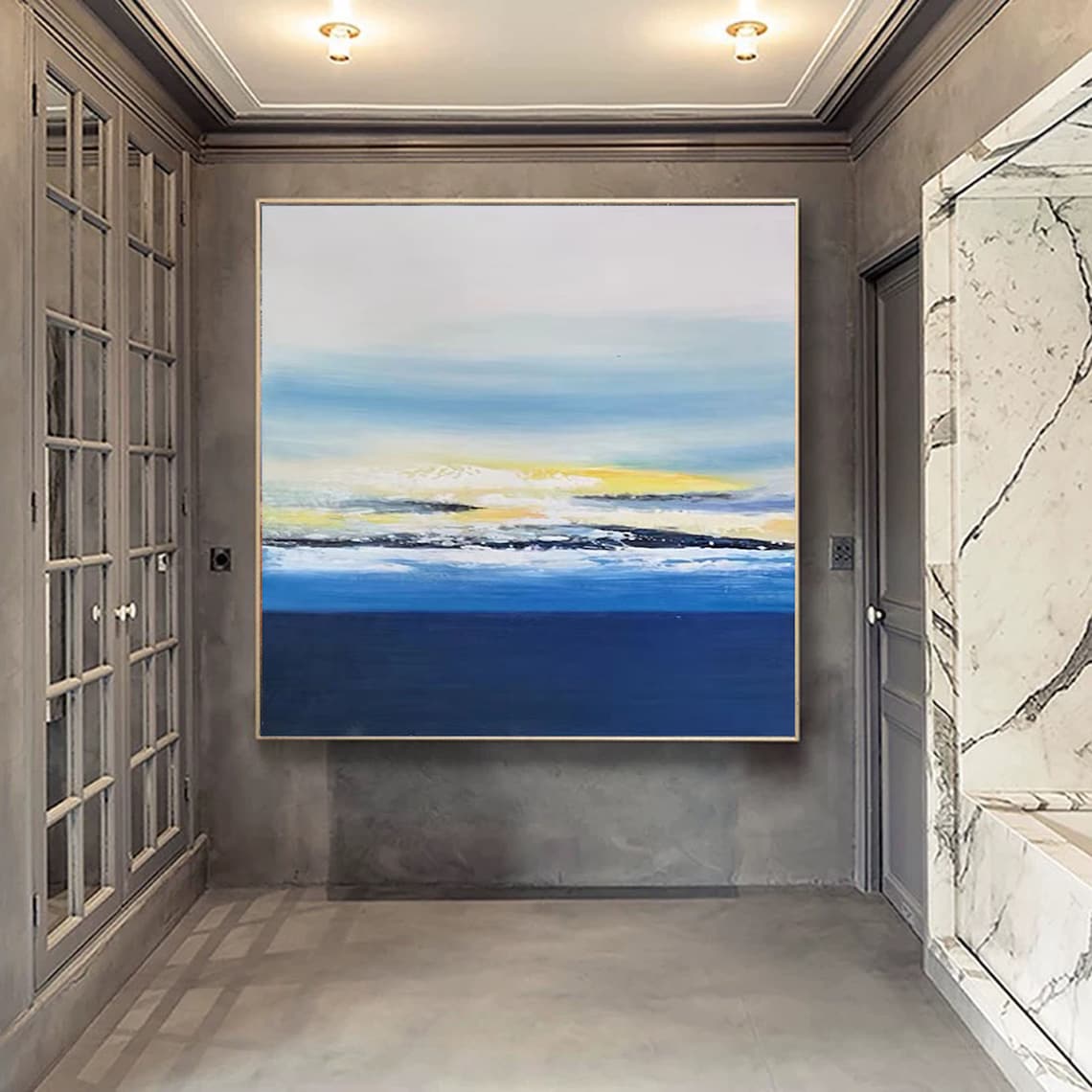 Large Landscape Painting on Canvas Originalhuge Wall - Etsy