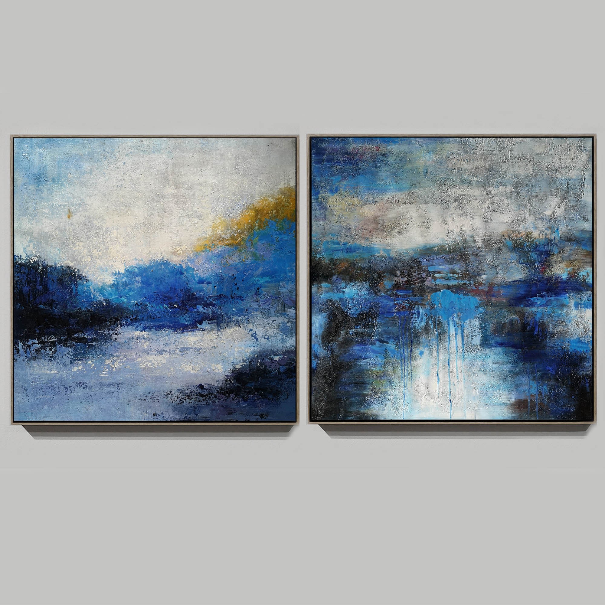 Abstract Painting Blue Painting Abstract Abstract Wall Art | Etsy