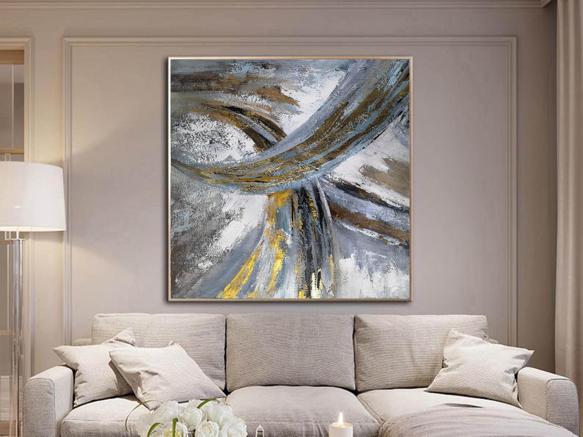 Large abstract paintingoriginal abstract art on canvas | Etsy