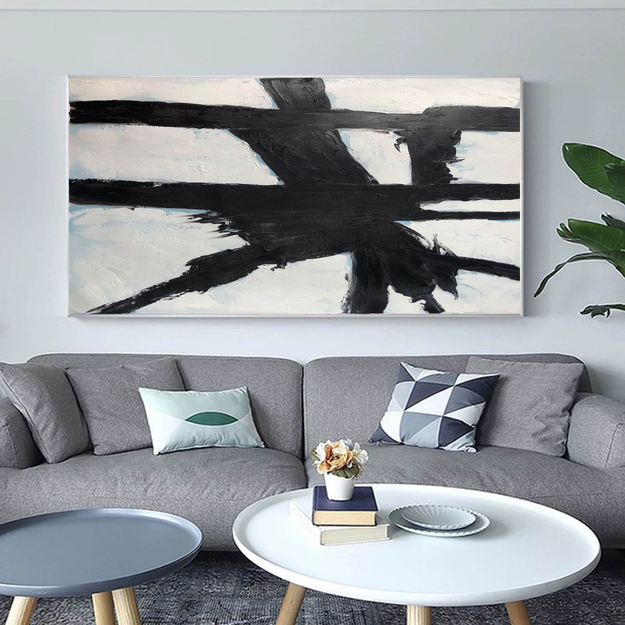 Modern Abstract Wall Art Decoroversized Wall Artlarge Canvas | Etsy