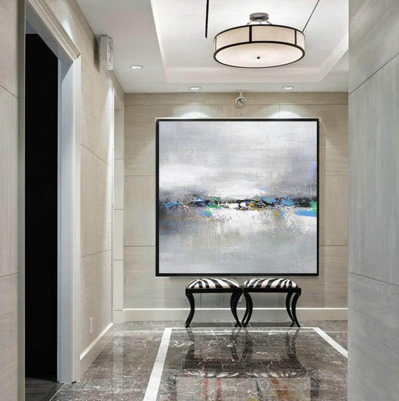 Modern Abstract Painting,living Room Painting Abstract,large Abstract ...