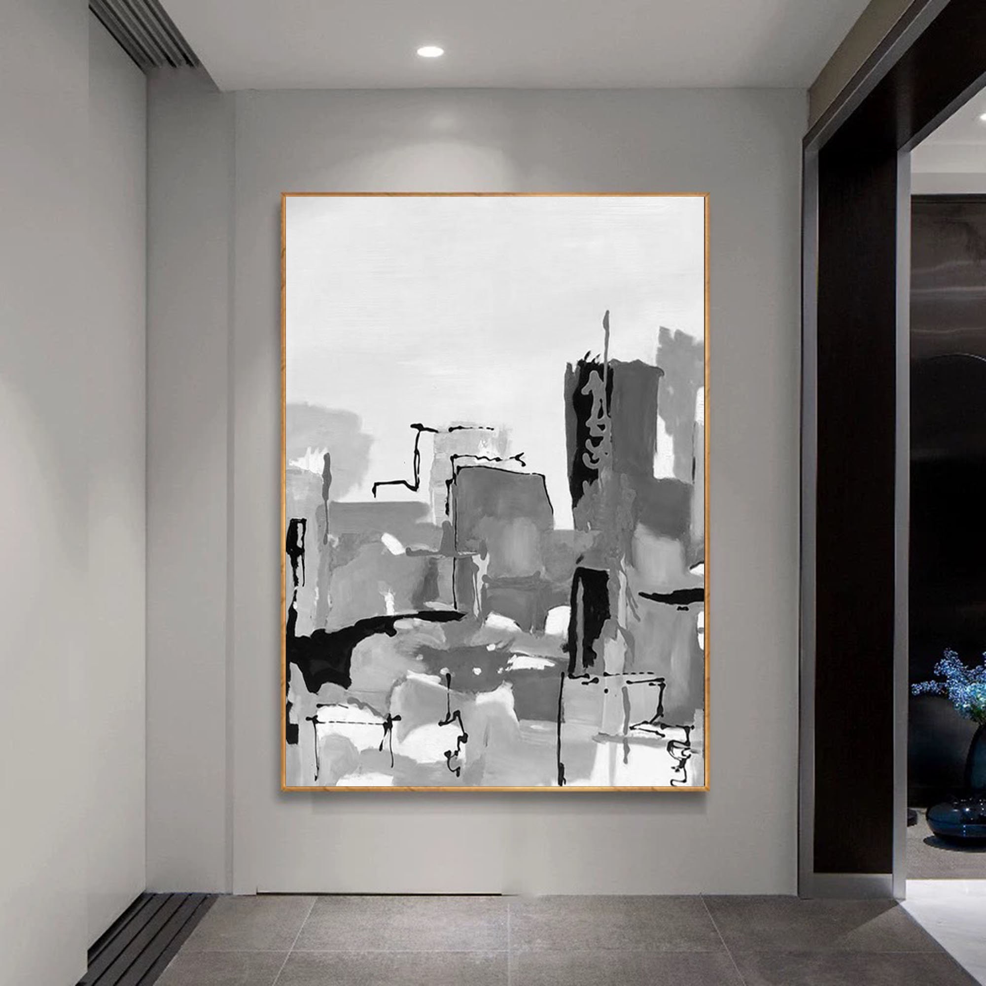 Modern Abstract Wall Artmodern Abstract Painting on - Etsy