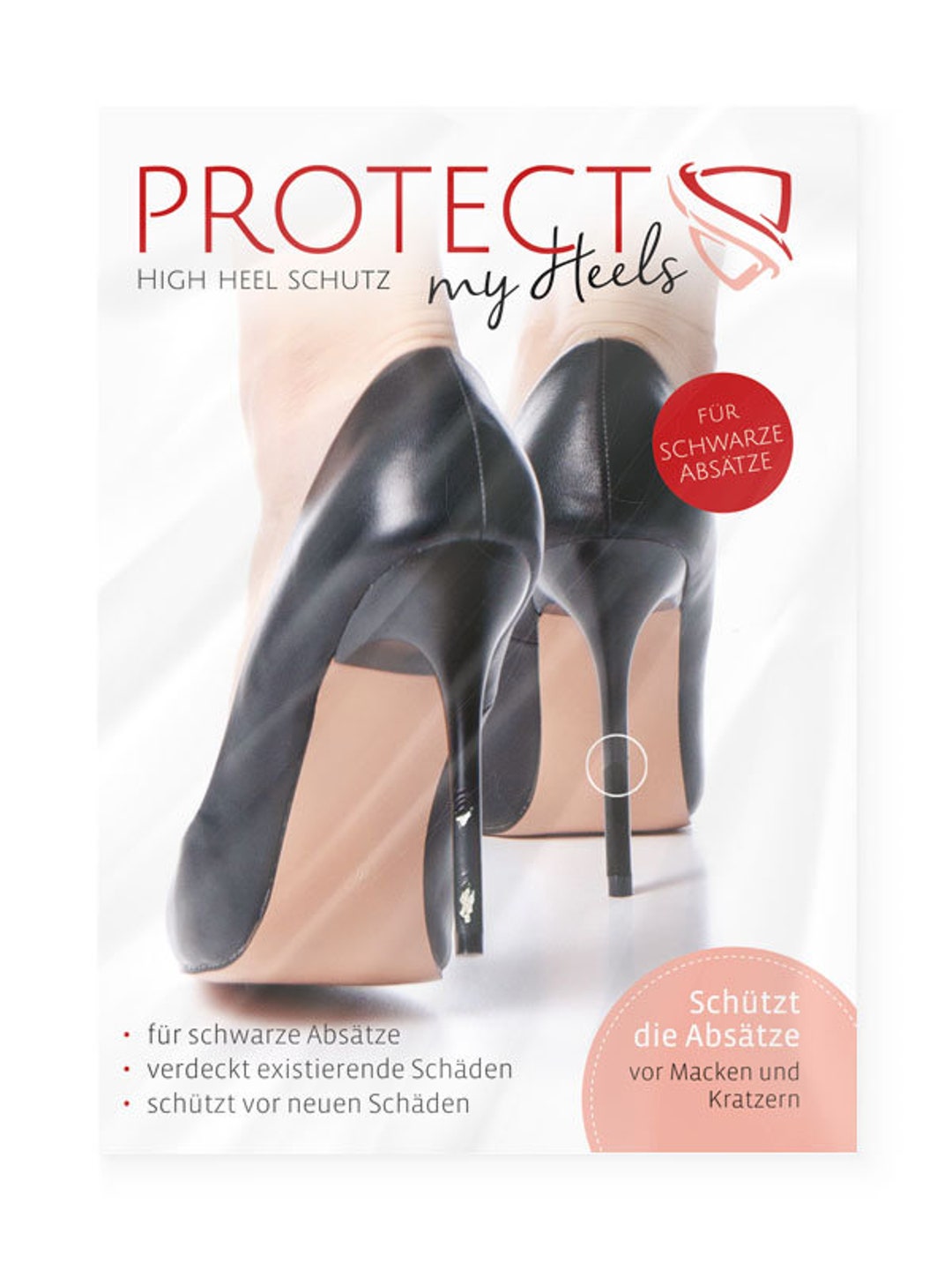 1 X Protectmyheels – Black Stiletto Heel Protection Film – for Already ...