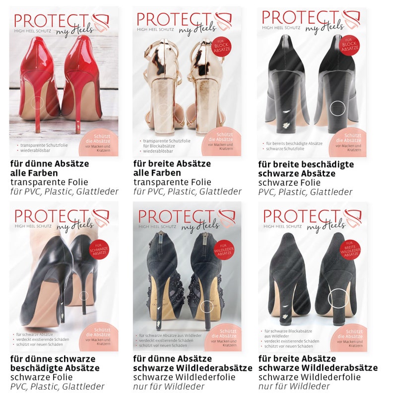 Protectmyheels- Invisible Highheel Protection Film - No More Damaged ...