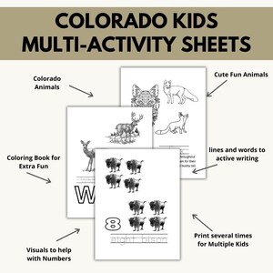 Colorado Abcs Coloring Book: A Digital ABC Learning Activity Book All ...