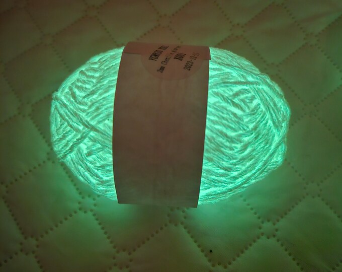 Chunky Glow in the Dark Chenille Yarn 55m Glow in the Dark Yarn for ...