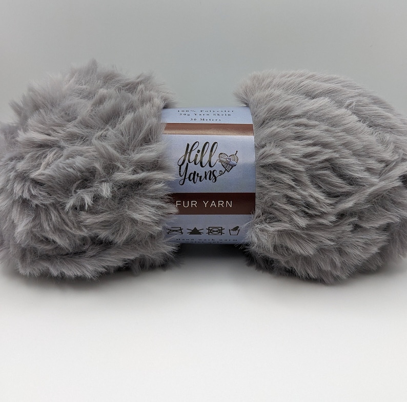 Fur Yarn Ultra Soft Three Pack | 90 M Yarn 200g | Fluffy Yarn | 100% ...