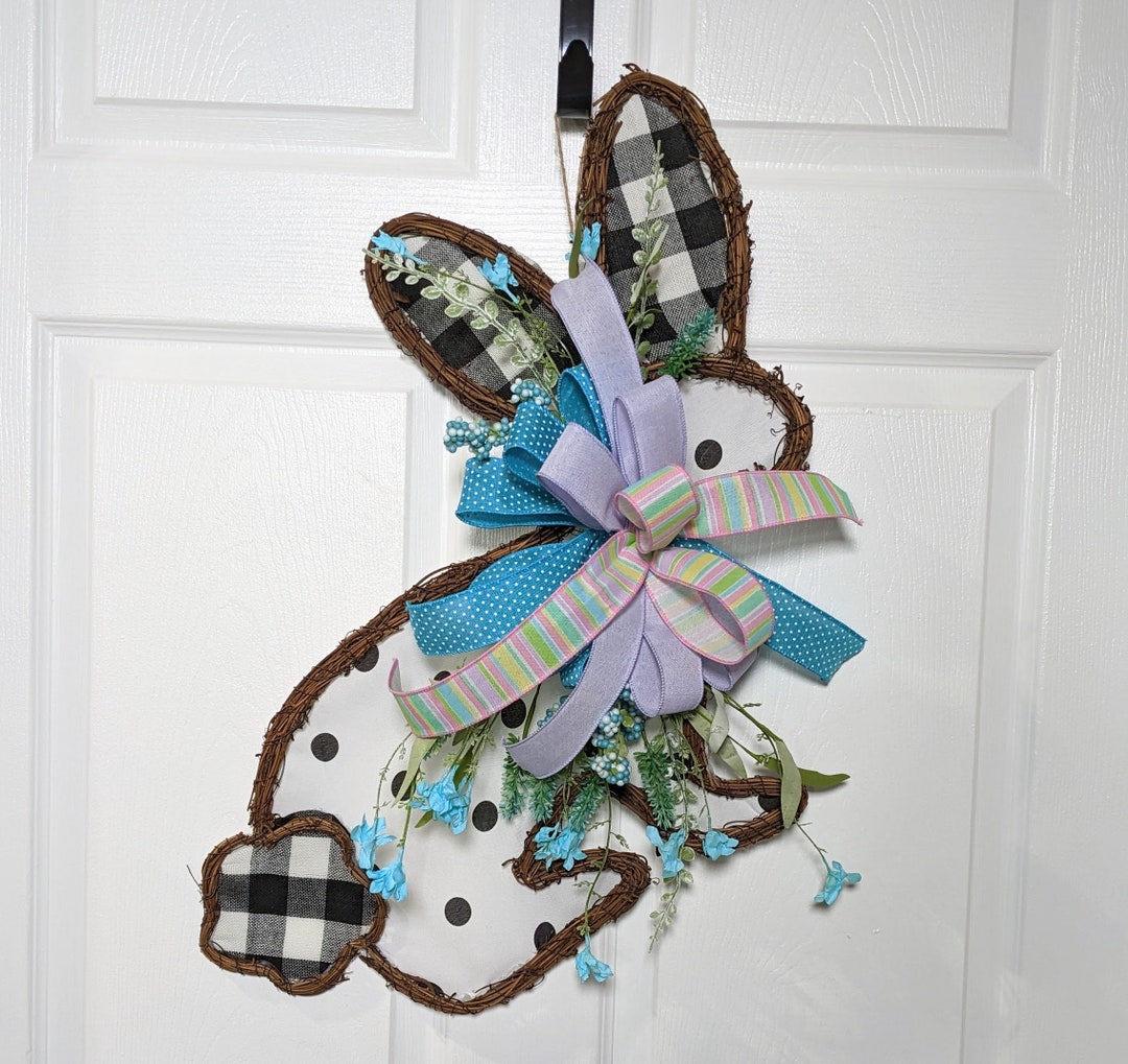 Easter Twig Rabbit, Bunny Rabbit Grapevine, Easter Decor, Home Decor ...