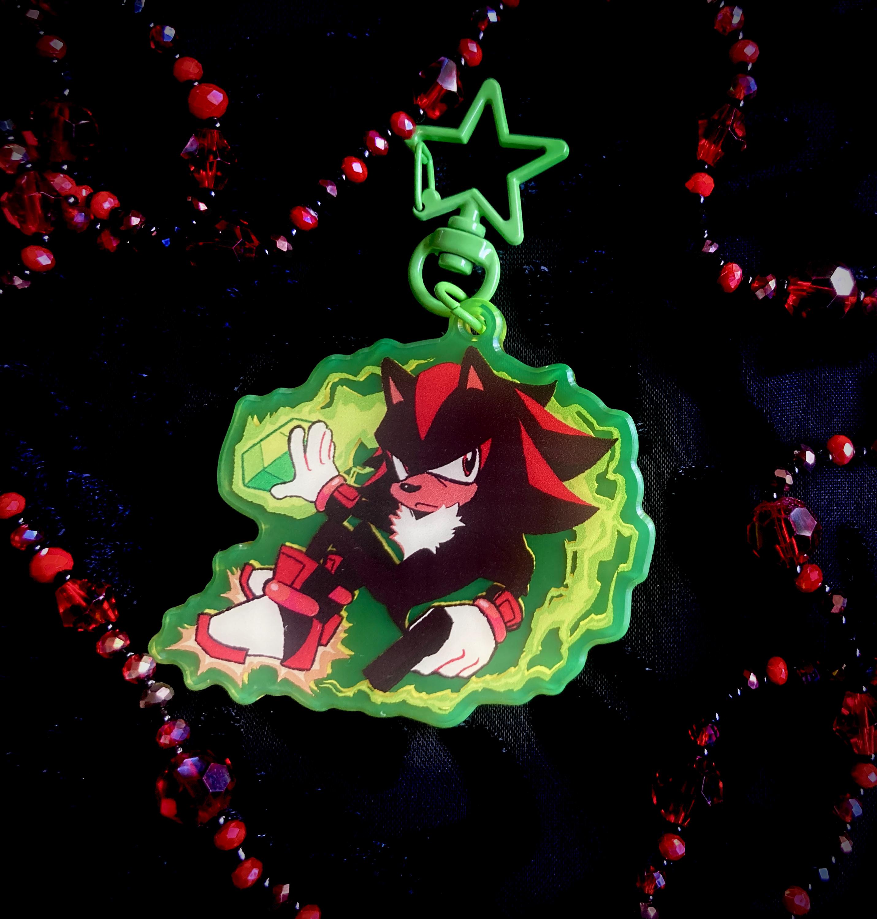 Shadow the Hedgehog Acrylic Charms - Etsy