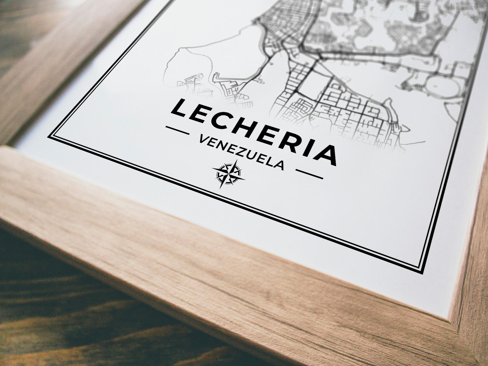 Lecheria Mapa Imprimir / Mapa de Lecheria Venezuela / Descarga Digital ...