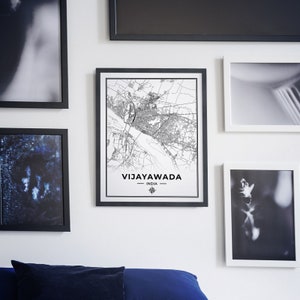 Vijayawada Map Print Map of Vijayawada India Digital Download - Etsy