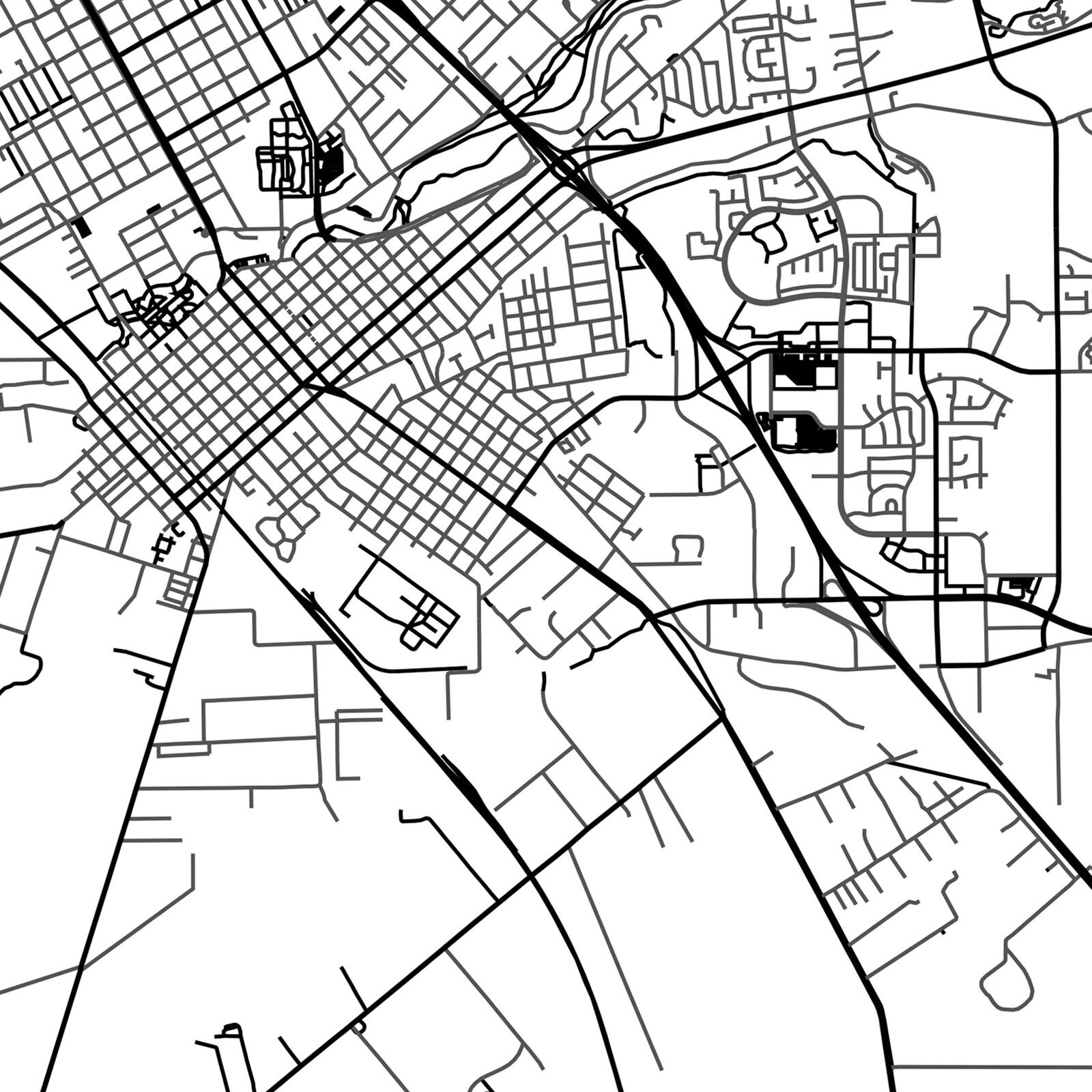 Chico Map Print Map of Chico California Digital Download - Etsy