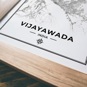 Vijayawada Map Print Map of Vijayawada India Digital Download - Etsy