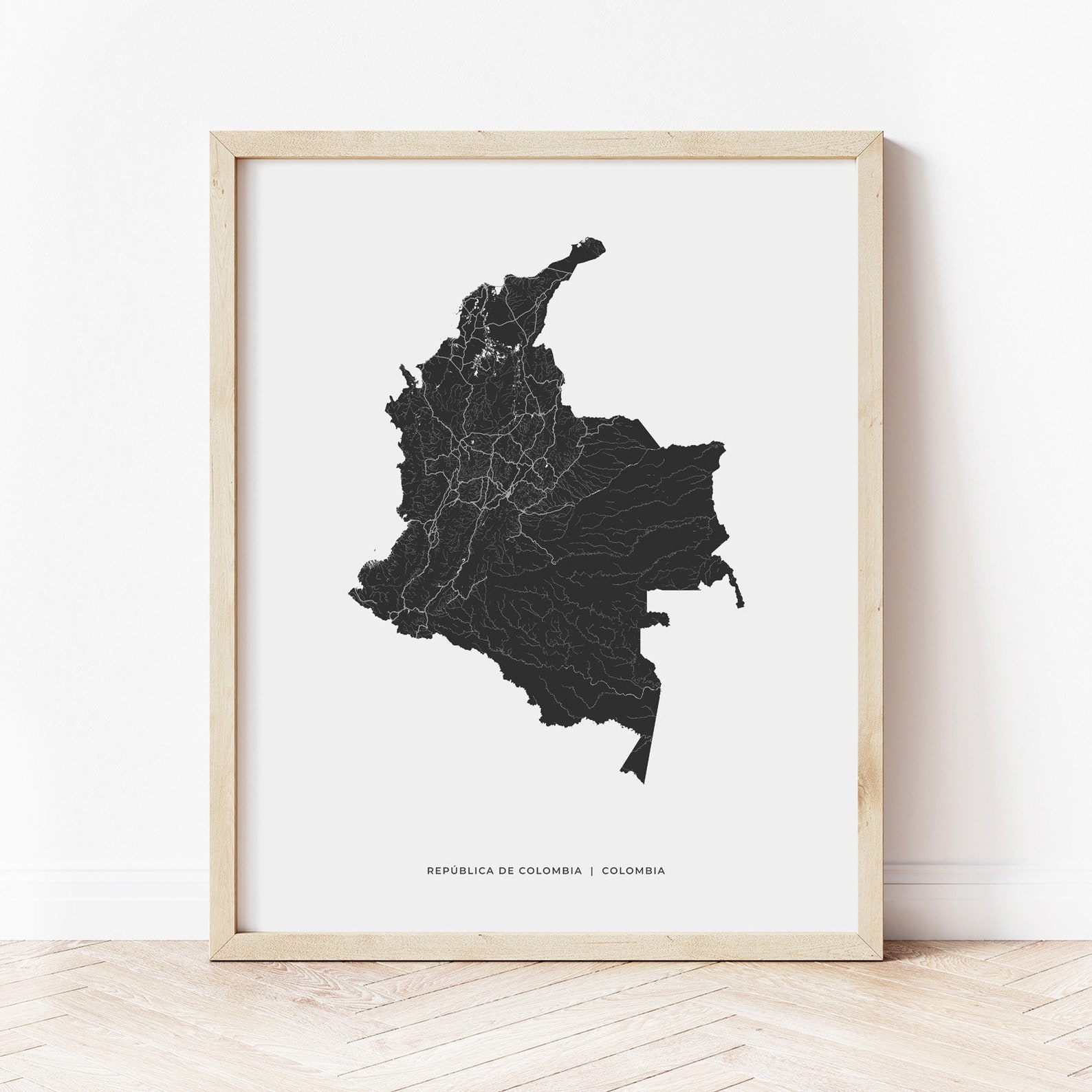 Colombia Map Print Map of Colombia Colombia Digital Download - Etsy