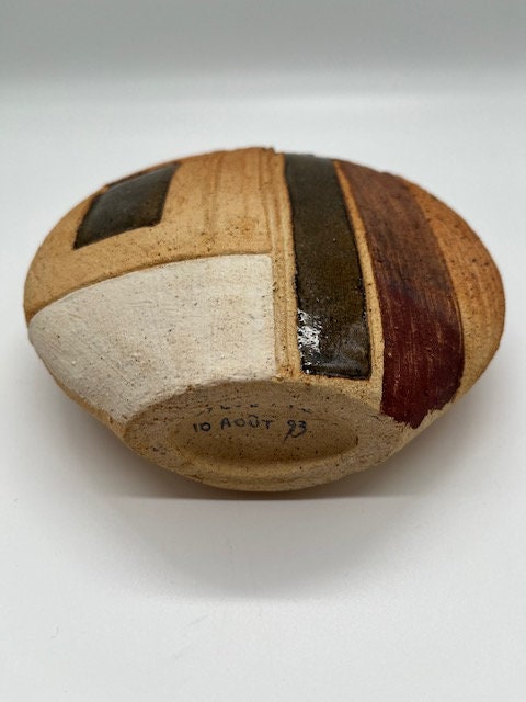 Vase Yves Mohy Ceramic Unique Original Rare Art Grès Vase Sandstone ...