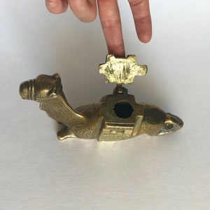Antique Camel Brass Inkwell MAMLUK Style Decorative Handcrafted ...