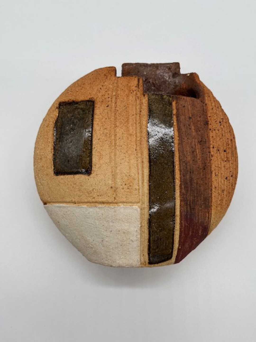 Vase Yves Mohy Ceramic Unique Original Rare Art Grès Vase Sandstone ...