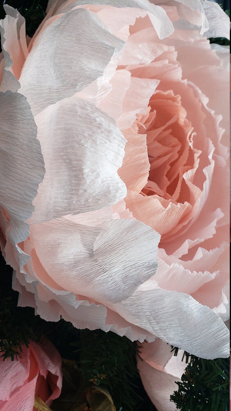 Extra Large 18" Crepe Paper Flowers - Etsy