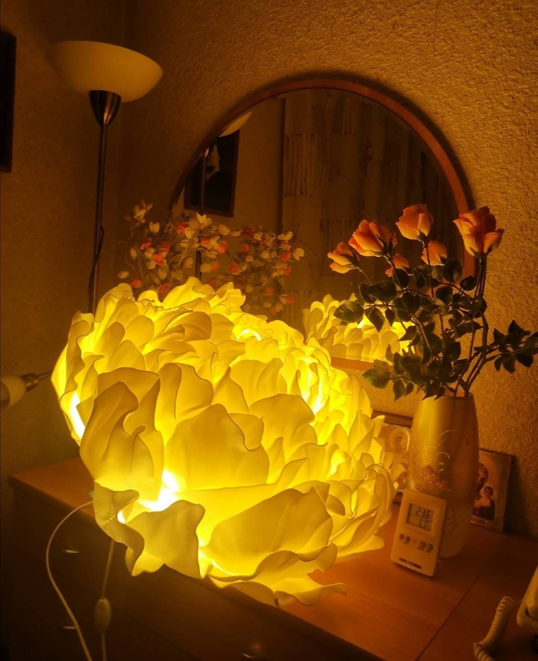 Bedroom decor/bedside lamp/aesthetic room/living room wall | Etsy