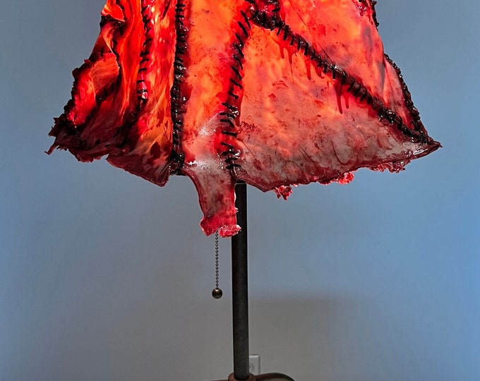 Custom Made Human Skin Lamp / Ed Gein Lamp / Macabre Art / Horror Lamp ...