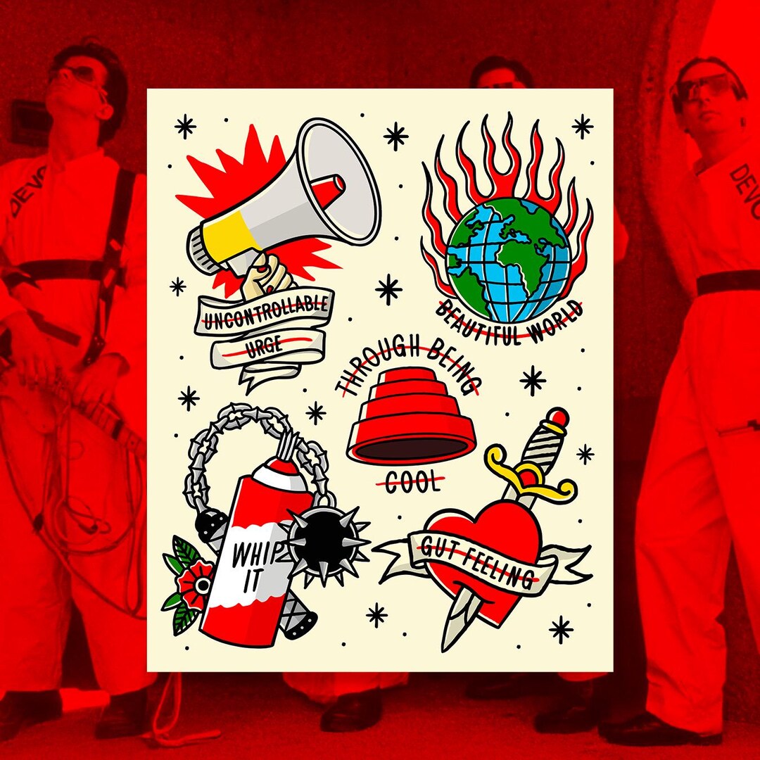 Devo Flash Sheet - Etsy