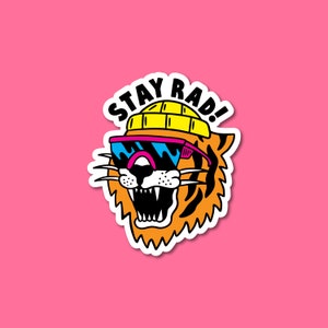 Stay Rad Sticker - Etsy