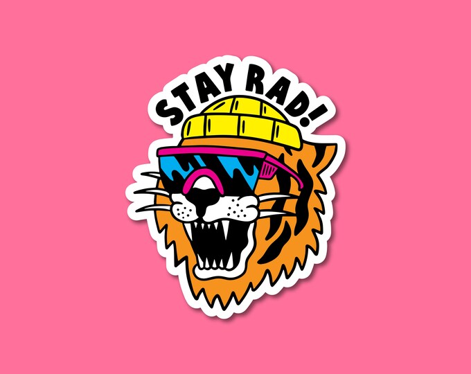 Stay Rad Sticker - Etsy