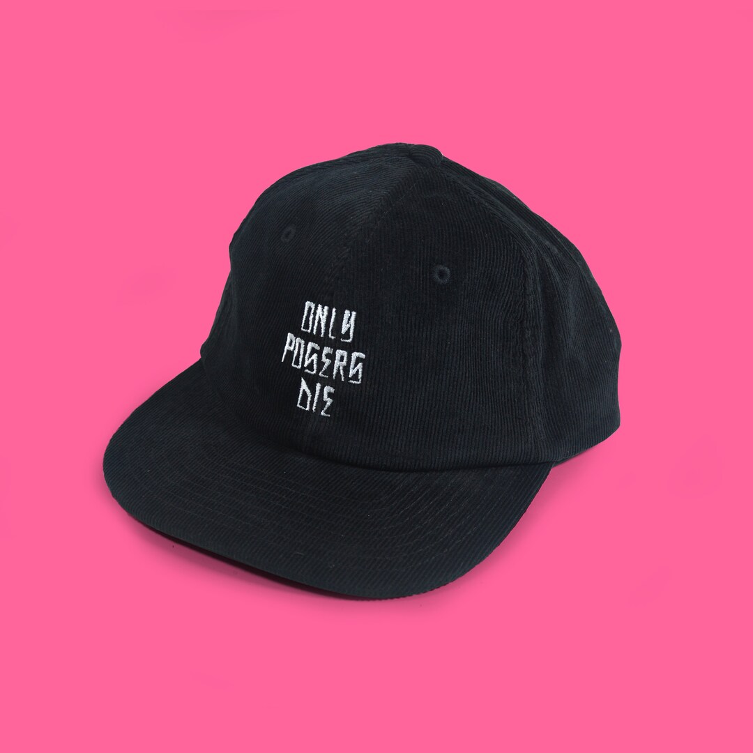Only Posers Die Corduroy Strapback Hat - Etsy