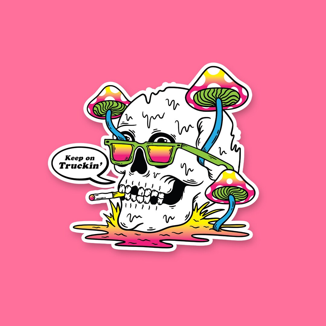 Keep on Truckin' Sticker - Etsy