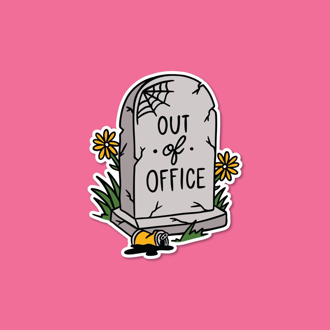Out of Office Sticker - Etsy