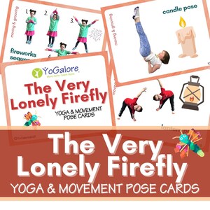 The Very Lonely Firefly Yoga & Movement Pose Cards - Etsy
