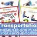 Transportation Theme Yoga & Movement Pose Cards | Etsy