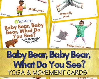 Brown Bear Brown Bear What Do You See Yoga & Movement Pose | Etsy Canada