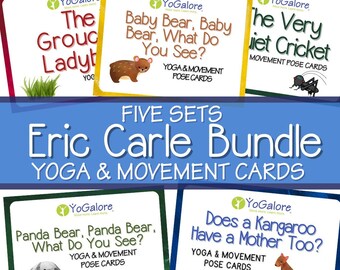 Camping Theme Yoga & Movement Pose Cards With Memory Game - Etsy