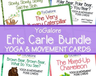 Eric Carle Bundle 5 Sets Yoga & Movement Pose Cards: Movement - Etsy