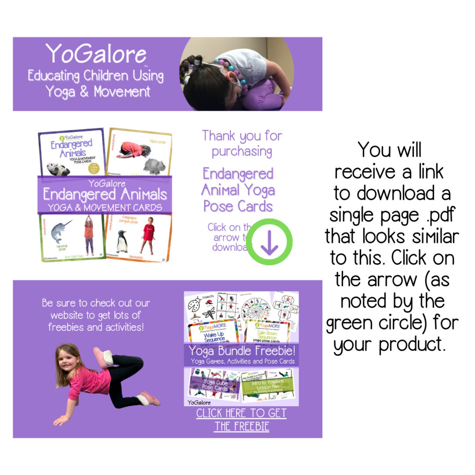 Endangered Animal Yoga & Movement Cards and Lesson Plan - Etsy