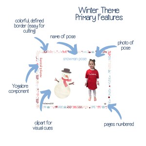 Winter Theme Yoga & Movement Cards - Etsy