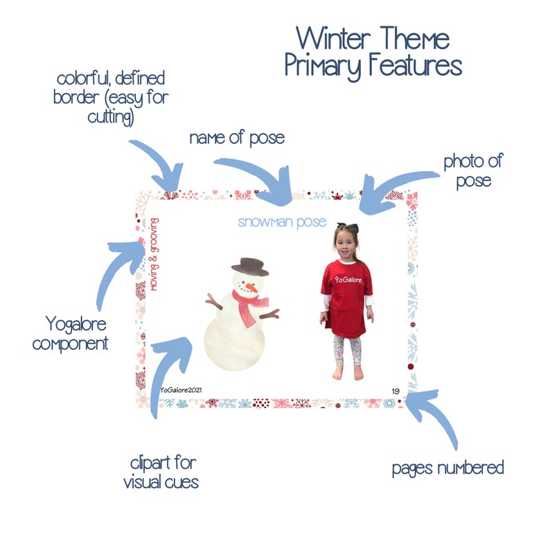 Winter Theme Yoga & Movement Cards - Etsy