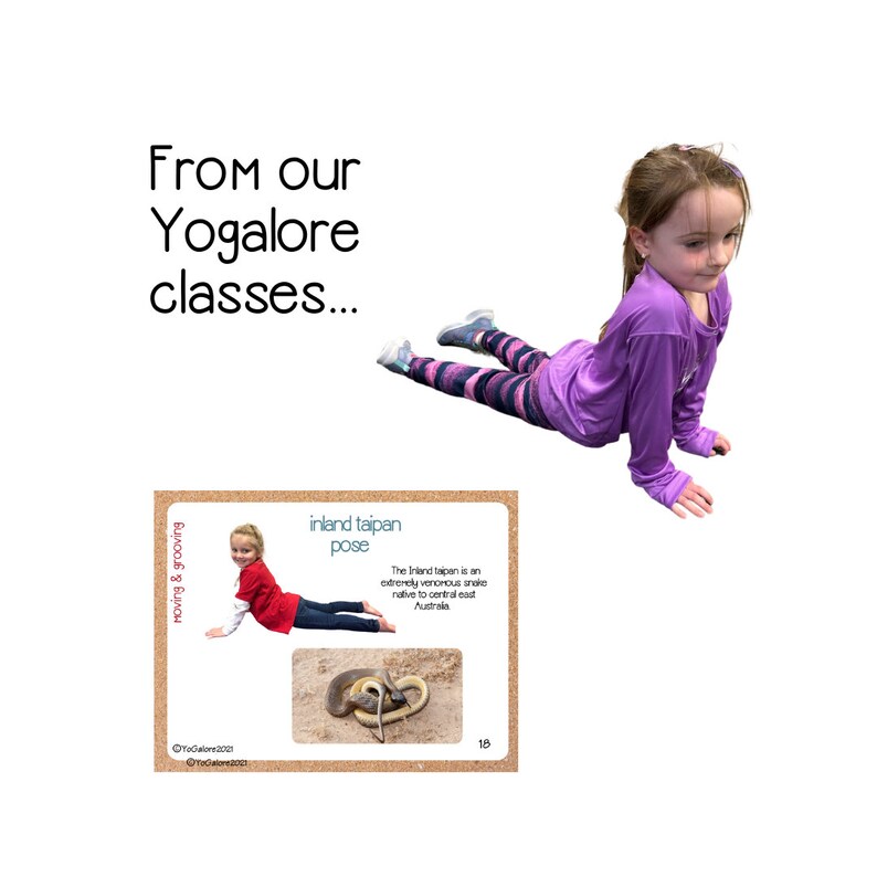 Preschool and Kindergarten Yoga & Movement Pose Cards - Themed Lesson ...