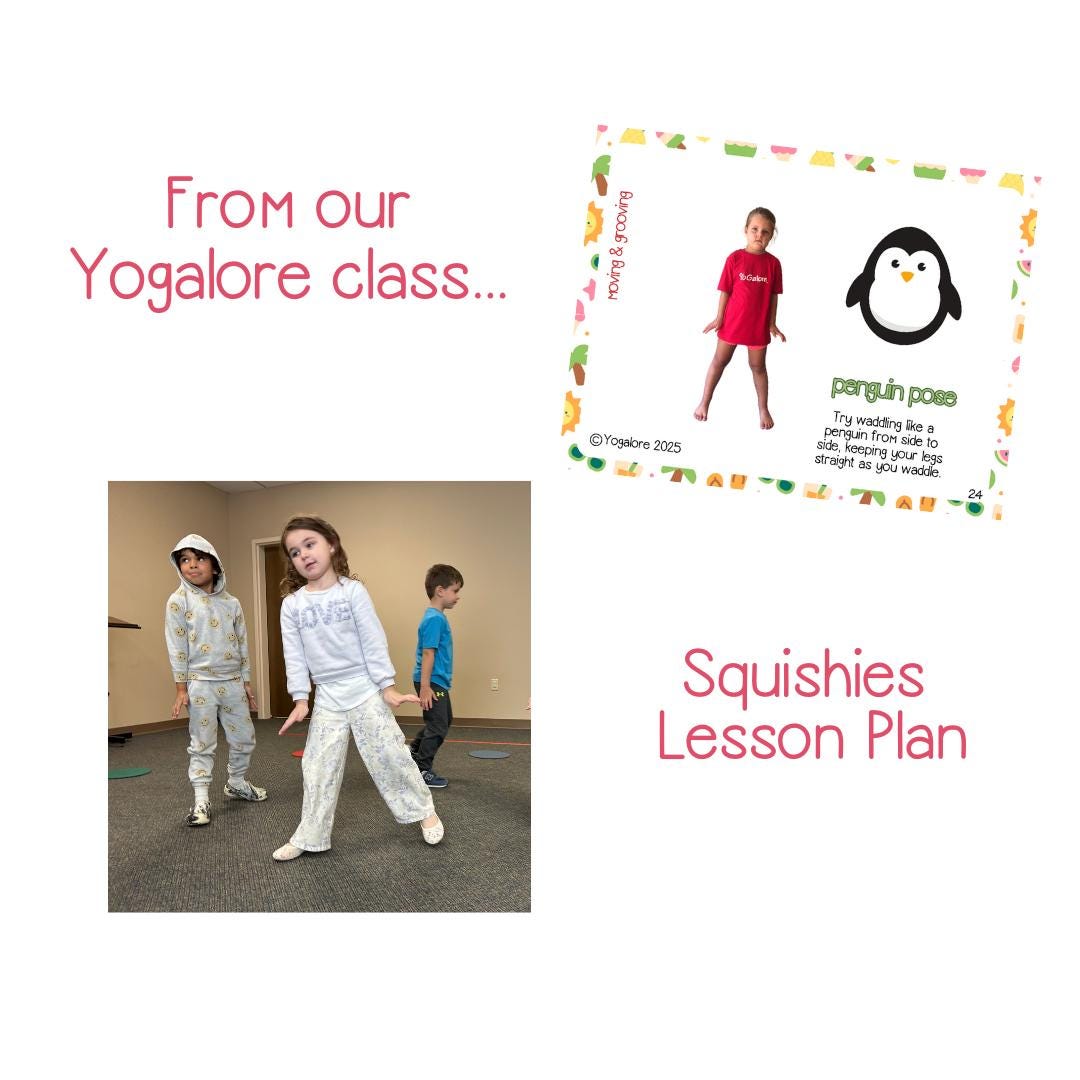 Squishies Yoga Pose Cards | Movement + Mindfulness for Preschool and ...