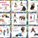 Zoo Theme Yoga & Movement Pose Cards With STEM Activity - Etsy